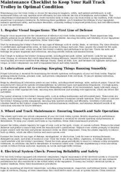 Maintenance Checklist to Keep Your Rail Track Trolley in Optimal Condition