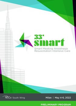 PRELIMINARY PROGRAM - Smart Meeting Anesthesia