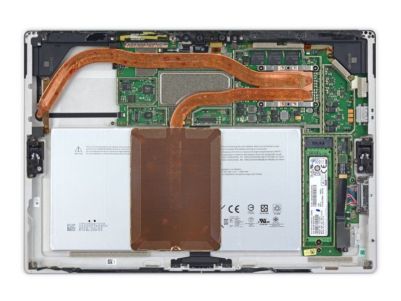 Microsoft Surface Pro 4 Teardown - AWS