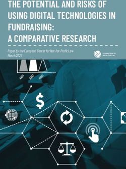 THE POTENTIAL AND RISKS OF USING DIGITAL TECHNOLOGIES IN FUNDRAISING: A ...