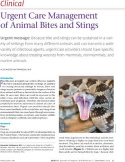 Urgent Care Management of Animal Bites and Stings