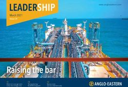 Raising the bar - March 2021 Issue 21 - Anglo-Eastern