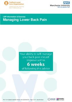 Managing Lower Back Pain - LBP Information & Exercise