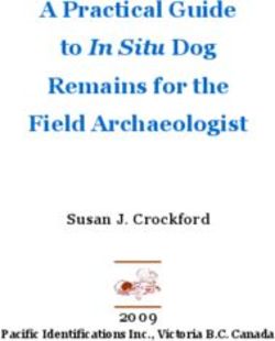 A Practical Guide to In Situ Dog Remains for the Field Archaeologist ...