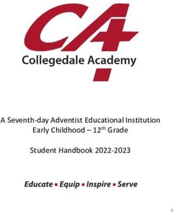 A Seventh-day Adventist Educational Institution Student Handbook 2022 ...