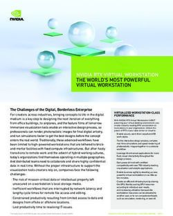 NVIDIA RTX VIRTUAL WORKSTATION THE WORLD'S MOST POWERFUL VIRTUAL ...