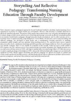 Storytelling And Reflective Pedagogy: Transforming Nursing Education ...