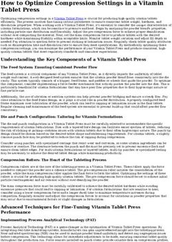 How to Optimize Compression Settings in a Vitamin Tablet Press