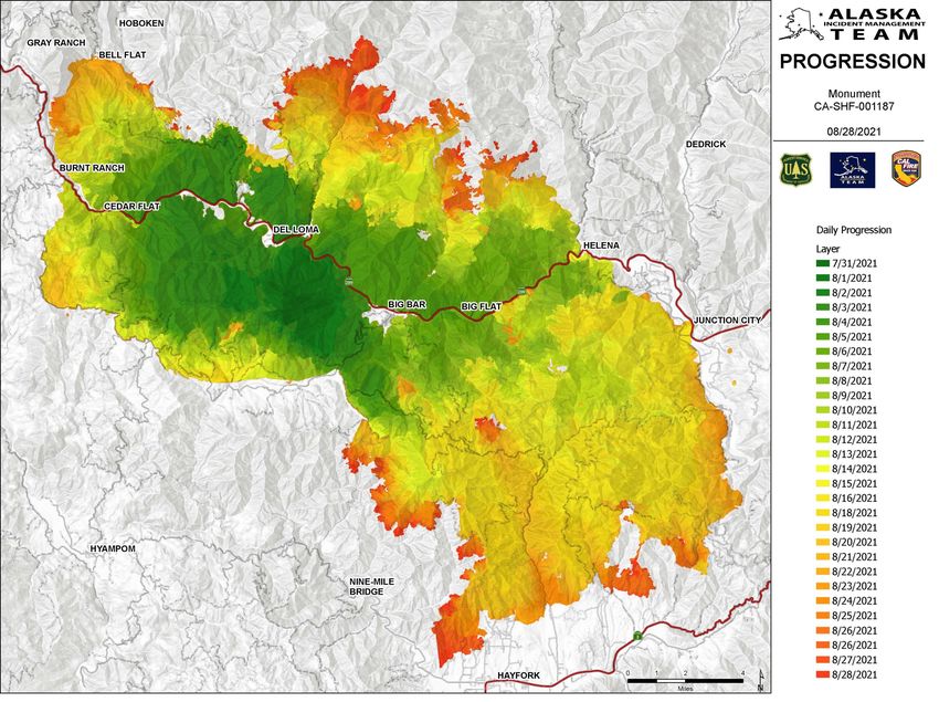 Monument Fire North Zone - Incident Summary Shasta-Trinity National ...