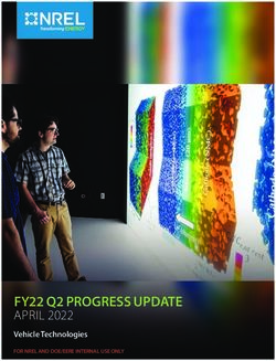FY22 Q2 PROGRESS UPDATE - APRIL 2022 Vehicle Technologies FOR NREL AND ...
