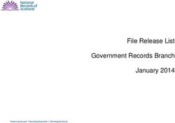File Release List Government Records Branch January 2014