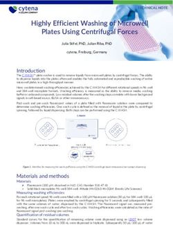 Highly Efficient Washing of Microwell - Plates Using Centrifugal Forces