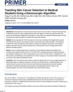 Teaching Skin Cancer Detection to Medical Students Using a Dermoscopic ...