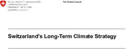 Switzerland's Long-Term Climate Strategy - UNFCCC