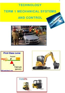 TECHNOLOGY TERM 1 MECHANICAL SYSTEMS AND CONTROL - Brackeham Primary School