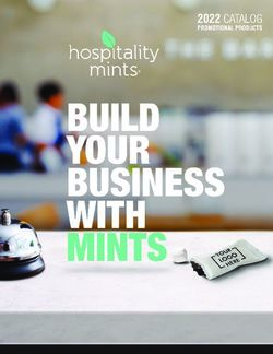2021 CATALOG PROMOTIONAL PRODUCTS - Hospitality Mints