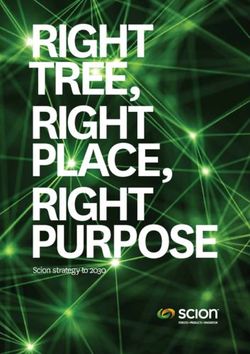 RIGHT TREE, RIGHT PLACE, RIGHT PURPOSE - Scion strategy to 2030