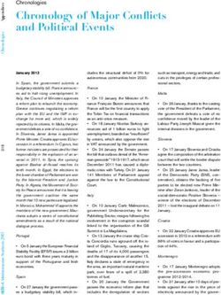 Chronology of Major Conflicts and Political Events - IEMed