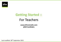 GETTING STARTED :: FOR TEACHERS - WWW.DRFROSTMATHS.COM @DRFROSTMATHS - DR FROST MATHS