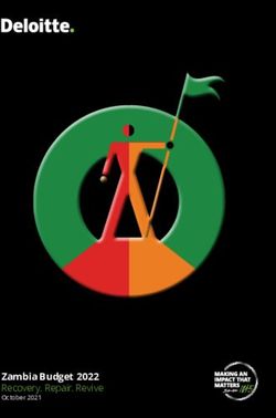 Zambia Budget 2022 Recovery. Repair. Revive October 2021 - Deloitte