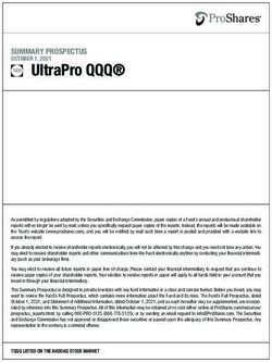 TQQQ ULTRAPRO QQQ SUMMARY PROSPECTUS OCTOBER 1, 2021 - PROSHARES