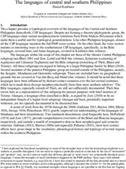 The languages of central and southern Philippines - Daniel ...