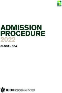 ADMISSION PROCEDURE 2022 - NUCB Undergraduate School - GLOBAL BBA