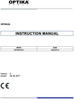 INSTRUCTION MANUAL OPTISCAN - Version: Issued