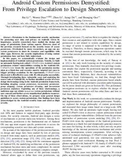 Android Custom Permissions Demystified: From Privilege Escalation to Design Shortcomings ...