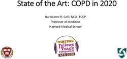 State of the Art: COPD in 2020 - Bartolome R. Celli, M.D., FCCP ...