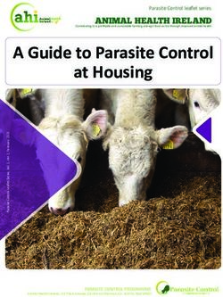 A Guide to Parasite Control at Housing - Animal Health Ireland