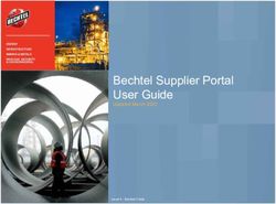 Bechtel Supplier Portal User Guide - Updated March 2022