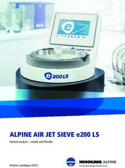 ALPINE AIR JET SIEVE e200 LS - Particle analysis - simple and flexible ...