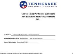 Charter School Authorizer Evaluations Non-Evaluation Year Self ...