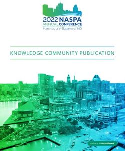 KNOWLEDGE COMMUNITY PUBLICATION