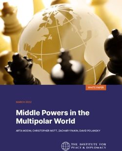 Middle Powers in the Multipolar World - WHITE PAPER - The Institute for ...