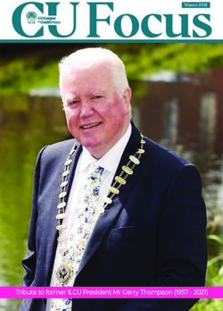 CUFocusWinter 2021 - Tribute to former ILCU President Mr Gerry Thompson ...