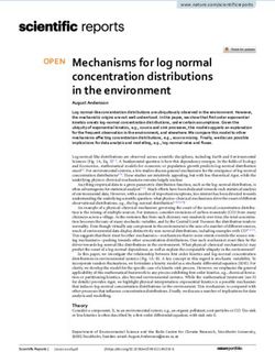 Mechanisms for log normal concentration distributions in the environment