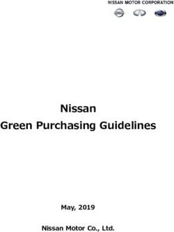 Nissan Green Purchasing Guidelines - May, 2019 Nissan Motor Co., Ltd.