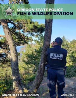 FISH & WILDLIFE DIVISION - OREGON STATE POLICE - MONTHLY FIELD REVIEW ...