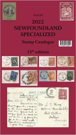 NEWFOUNDLAND SPECIALIZED - Stamp Catalogue 2022 - Newfoundland ...