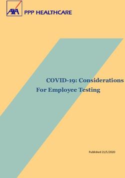 COVID-19: Considerations For Employee Testing - AXA PPP Healthcare
