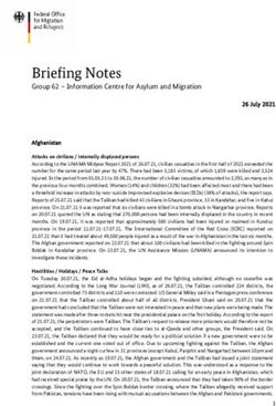 Briefing Notes Group 62 - Information Centre for Asylum and Migration ...
