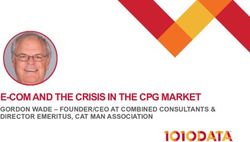 E-COM AND THE CRISIS IN THE CPG MARKET - GORDON WADE - FOUNDER/CEO AT ...