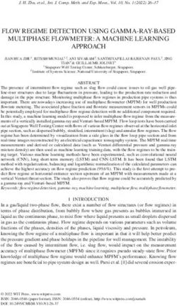 FLOW REGIME DETECTION USING GAMMA-RAY-BASED MULTIPHASE FLOWMETER: A MACHINE LEARNING APPROACH