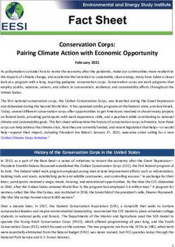 Conservation Corps: Pairing Climate Action with Economic Opportunity