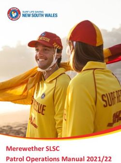 Merewether SLSC Patrol Operations Manual 2021/22