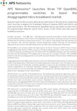 APS Networks launches three TIP OpenBNG programmable the disaggregated telco broadband market.