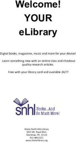 YOUR Welcome! - Shaler North Hills Library