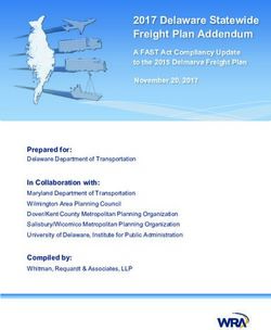 2017 Delaware Statewide Freight Plan Addendum - WILMAPCO